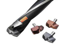 Broca com ponta intercambiável agora também disponível para aços ...